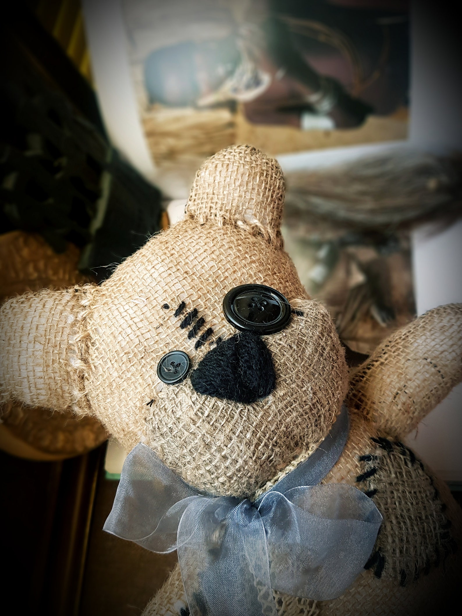 TEDDY FEAR Teddy Bear Plush Toy Horror Doll ODDITIES Rag - Etsy