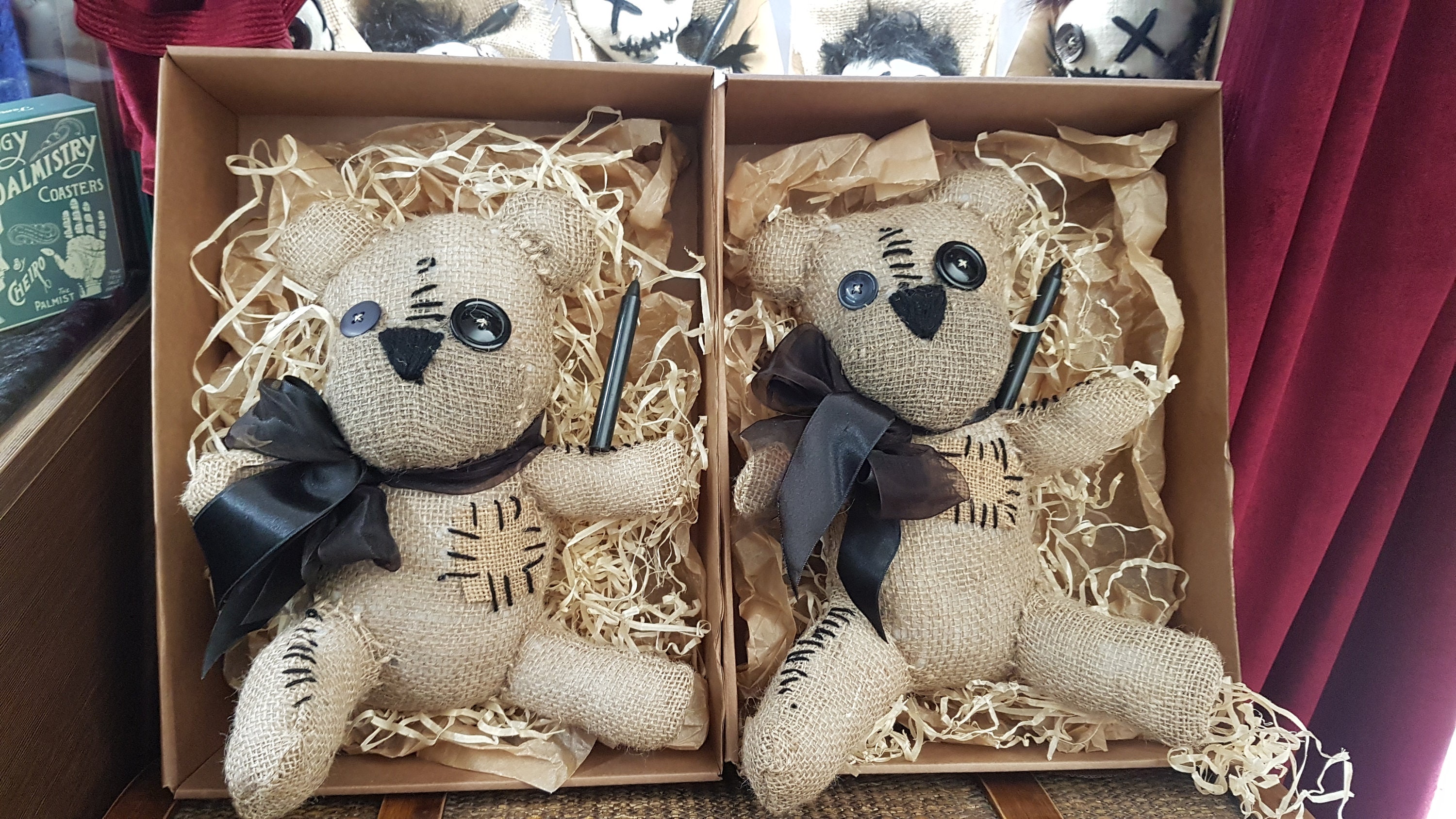 TEDDY FEAR Teddy Bear Plush Toy Horror Doll ODDITIES Rag | Etsy