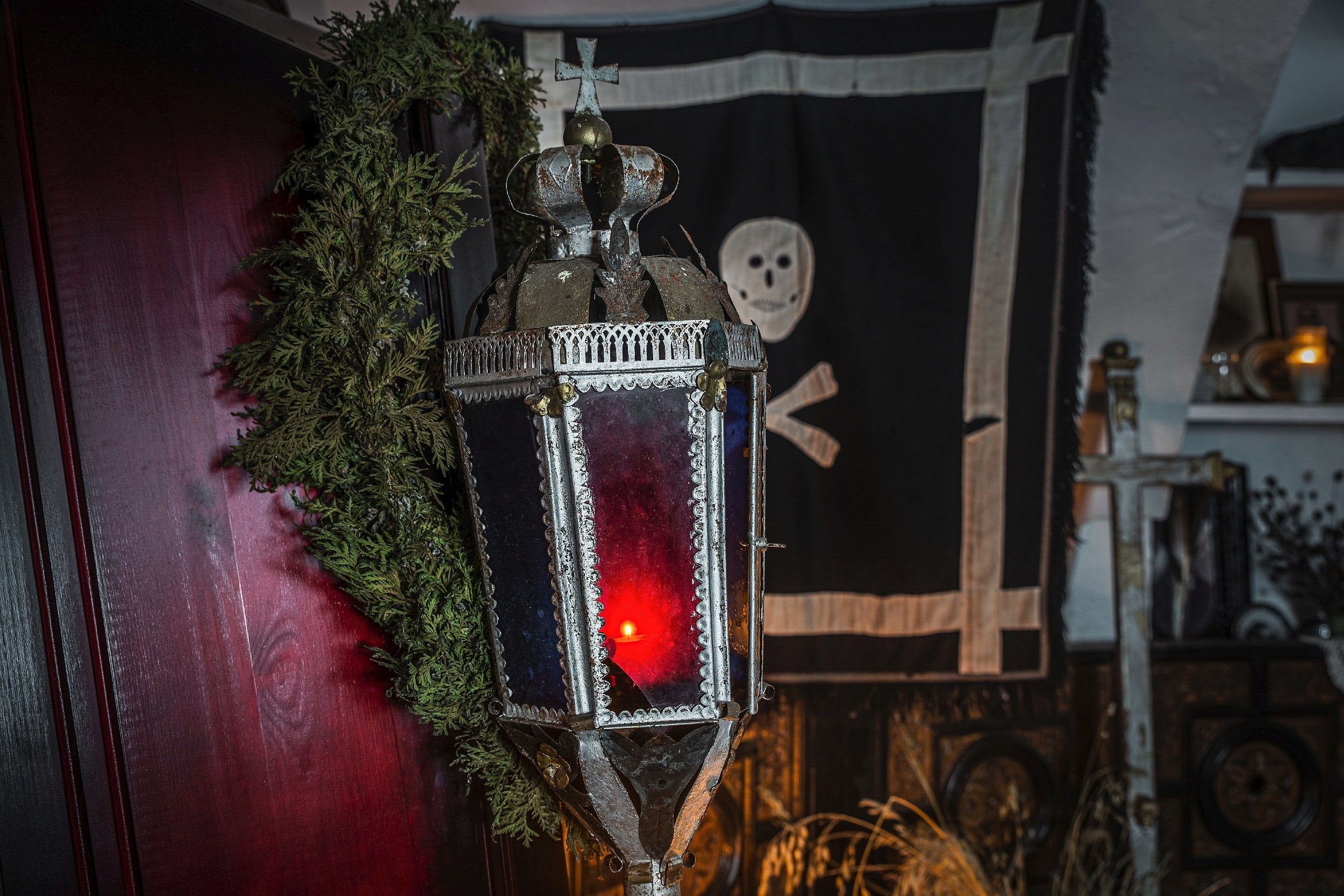 Antique Church Procession Lantern, Funeral Lantern, Church Lantern With ...