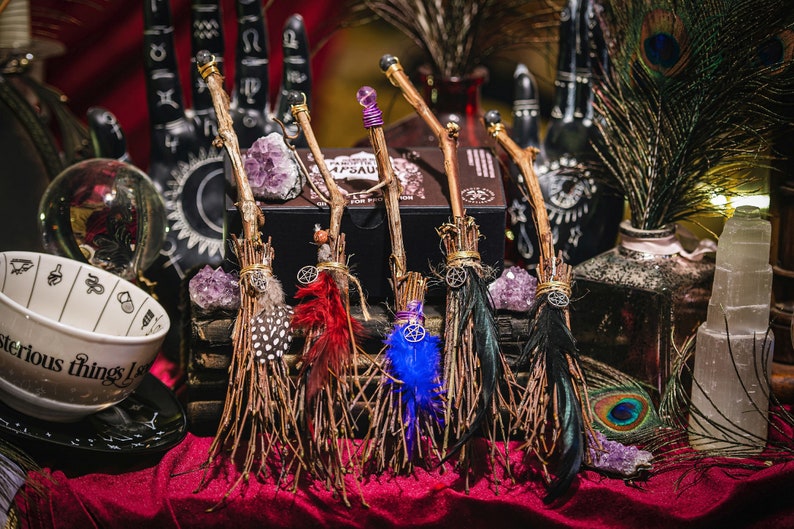 Witches Broom, Witch Altar Besom, Talisman for PROTECTION, Altar Broom ...