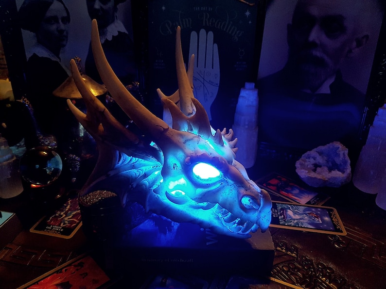 Light up Dragon Dragon Statue LED Light Glowing Dragon | Etsy
