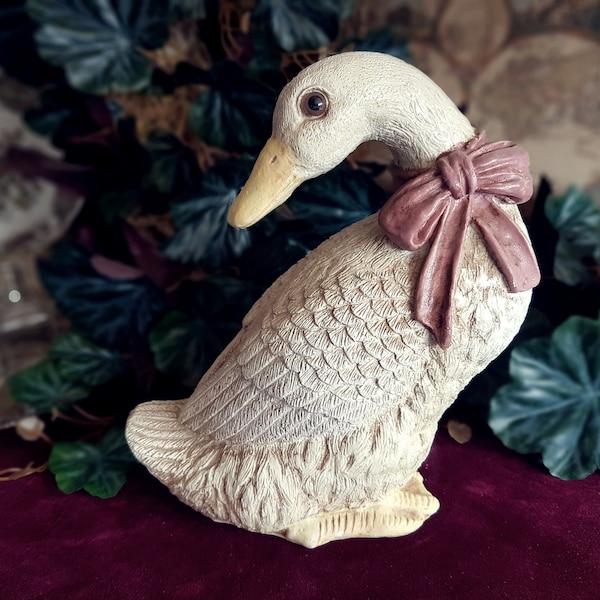 Concrete Goose Statue - Etsy