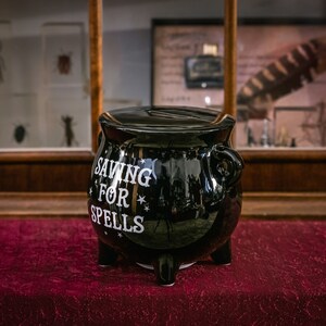 WITCH CAULDRON MONEY Bank, Ceramic Money Bank, Money Bank, Coin Bank ...