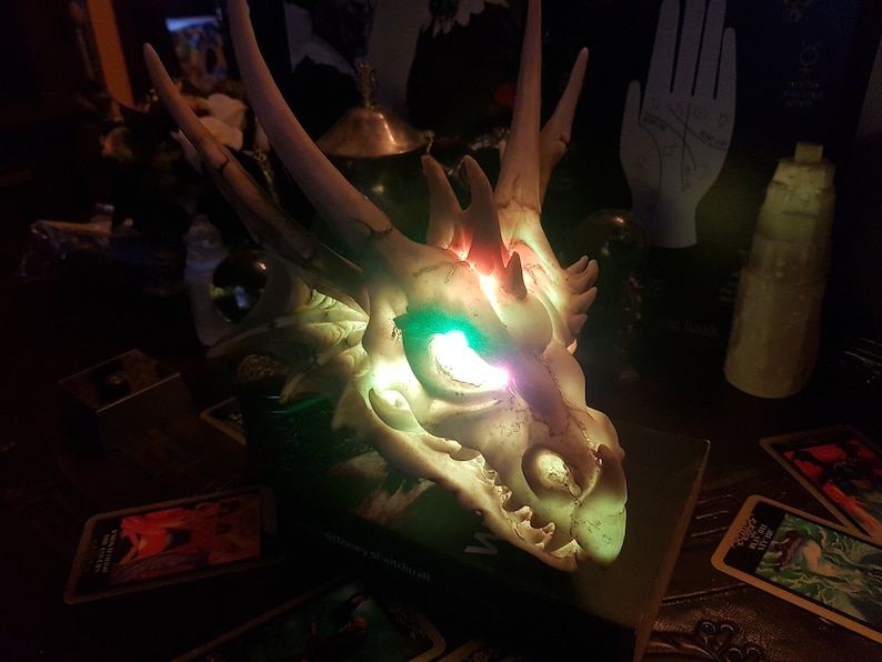 Light up Dragon Dragon Statue LED Light Glowing Dragon | Etsy