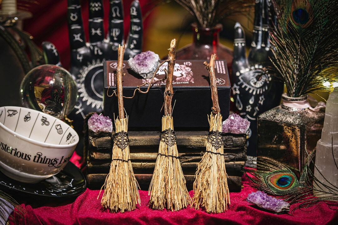 Witches Broom, Witch Altar Besom, Talisman for PROTECTION, Altar Broom ...