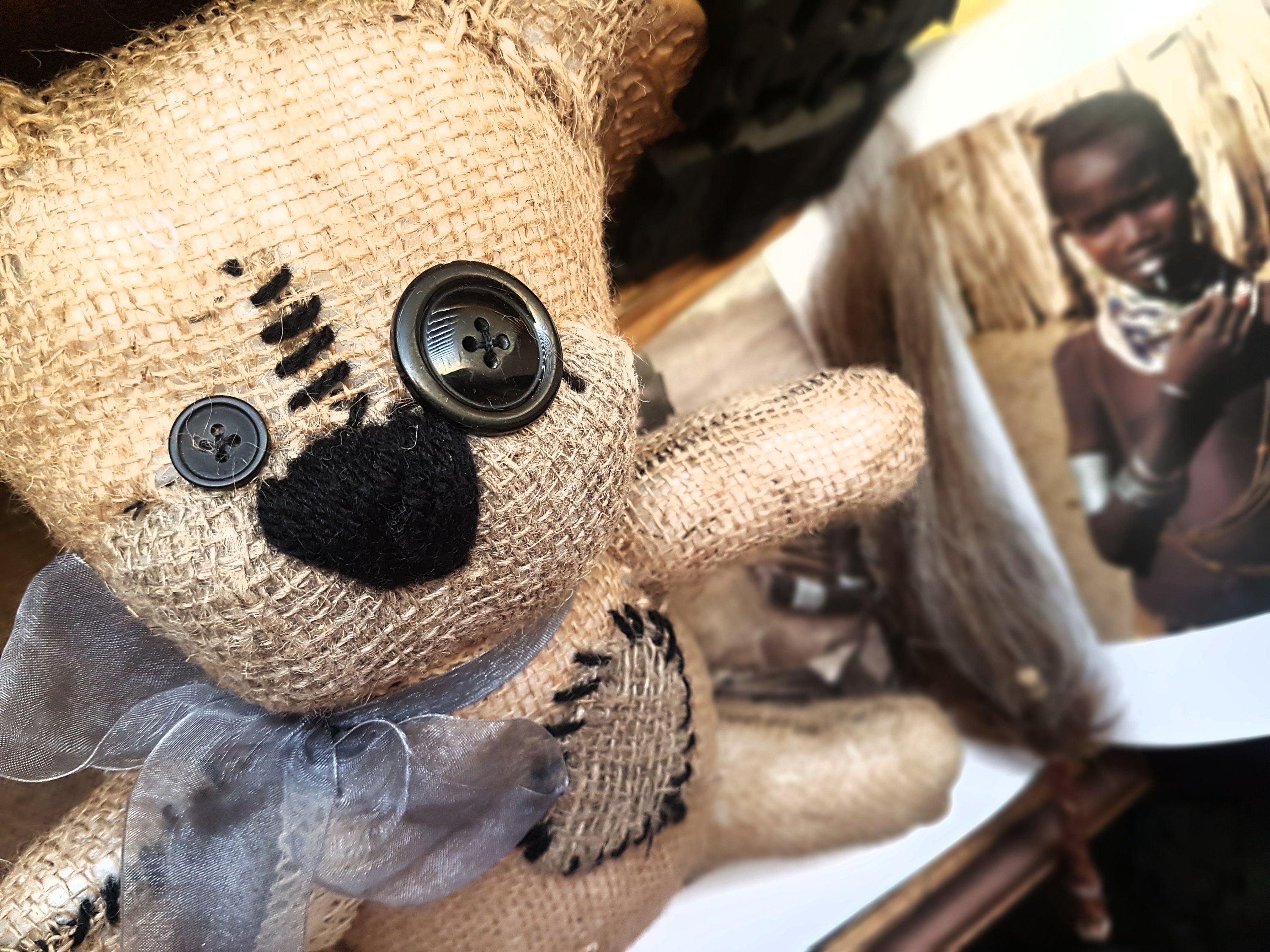 TEDDY FEAR Teddy Bear Plush Toy Horror Doll ODDITIES Rag | Etsy