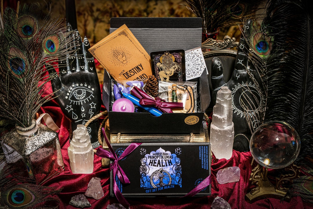 Magic Gift Box FOR HEALTH, Witch Gift Box, Gothic Gift Box, Gift Box to ...