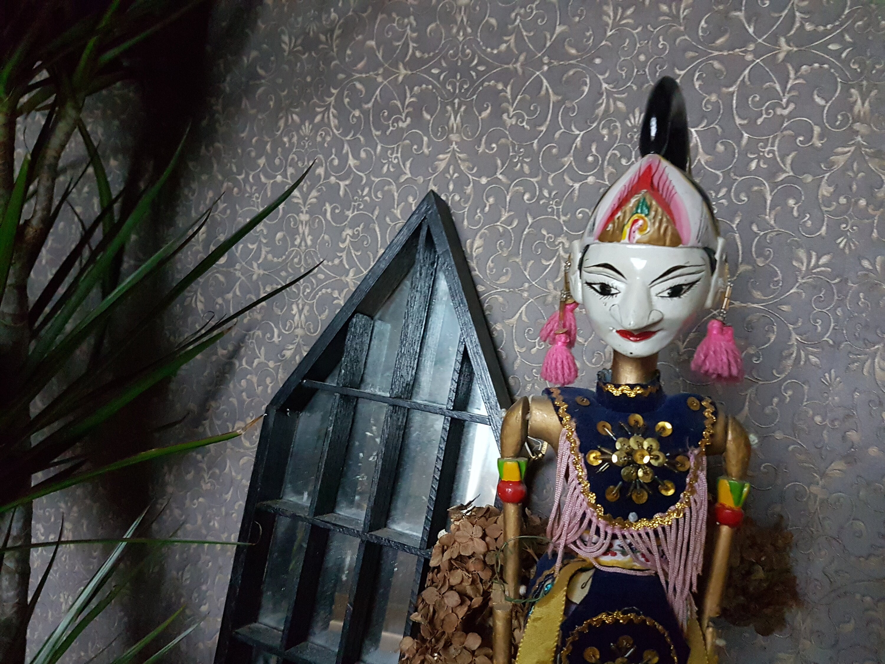 Vintage Carved Wood Rod Puppet Wayang Golek Indonesian Rod - Etsy