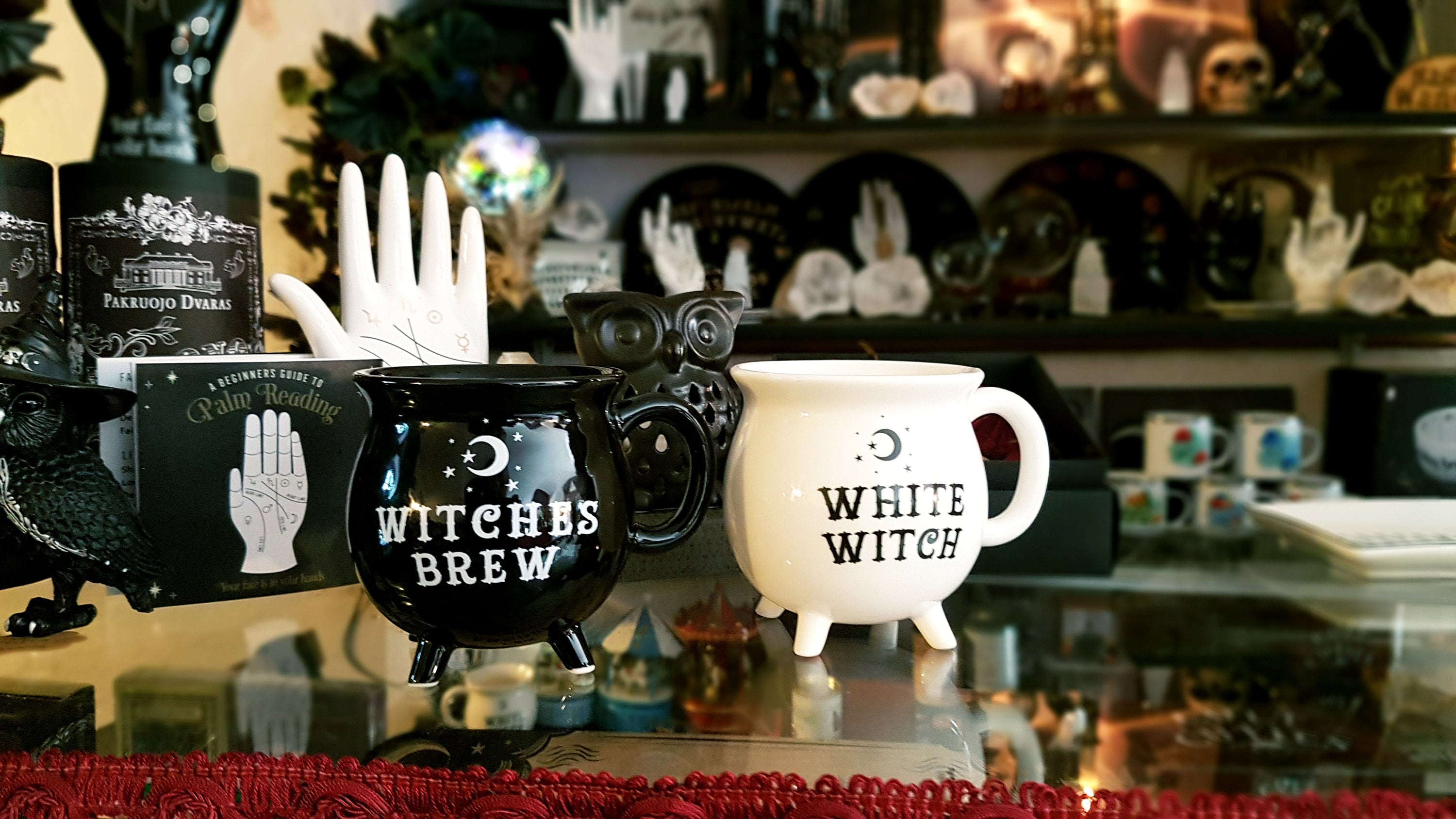 WHITE WITCH CAULDRON Mug White Witch Cup Cauldron Mug | Etsy