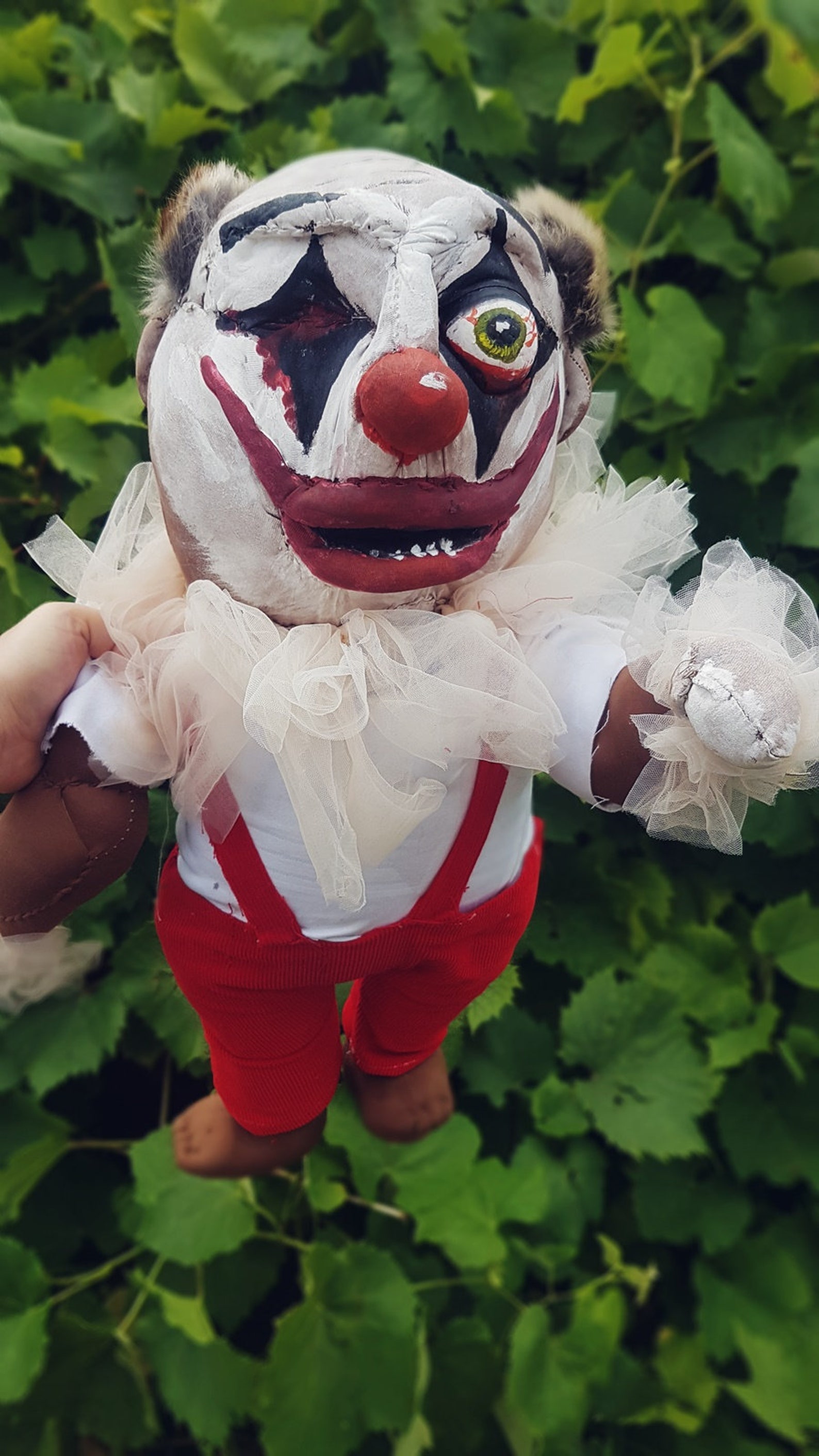 HORROR CLOWN DOLL Monster Doll Big Doll Clown Plush Horror - Etsy