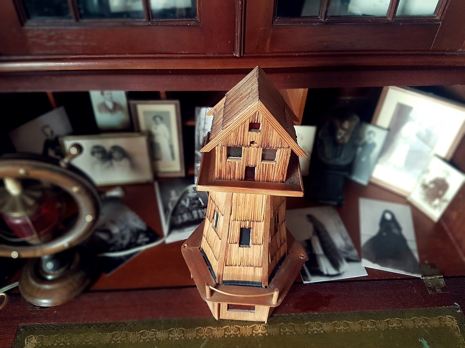 VINTAGE Safety MATCHSTICK LAMP Lighthouse Model Matchstick | Etsy