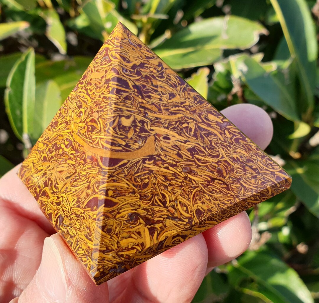 Natural Crystal Pyramid Calligraphy Maryam 53 Mm - Etsy