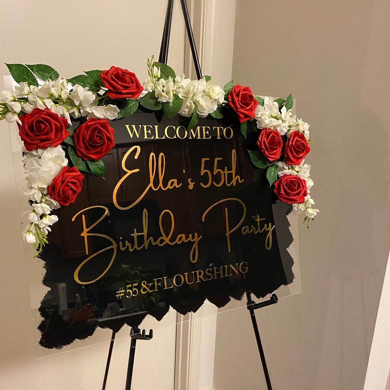 Plexiglass Wedding Sign - Etsy
