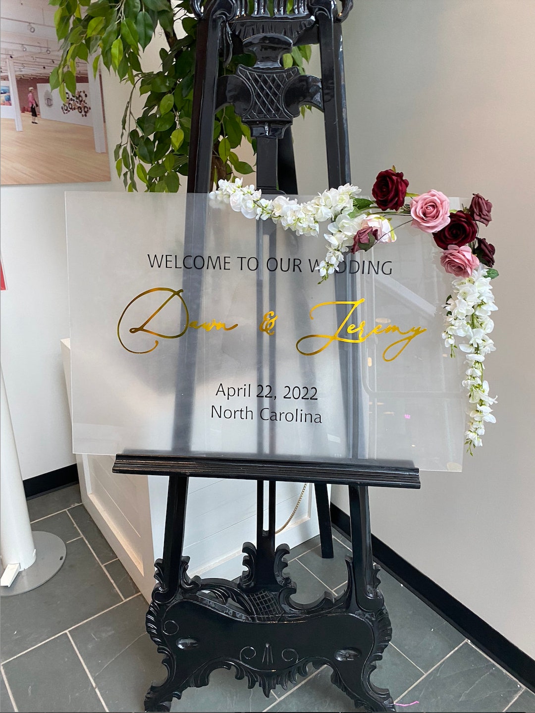 Frosted Plexiglass/acrylic Welcome Sign - Etsy