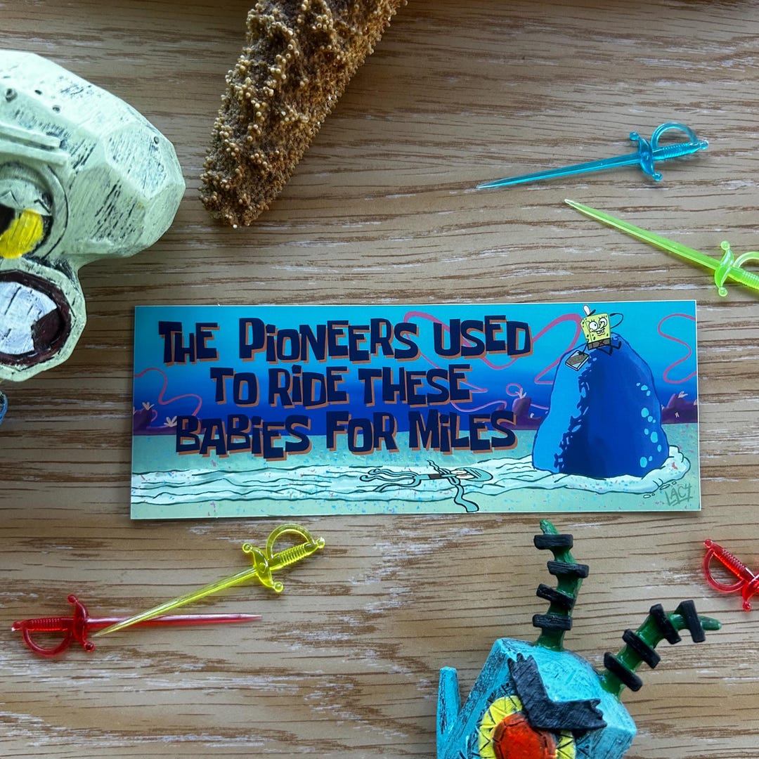 The Pioneers' Boulder Riding Bumper Sticker - Etsy