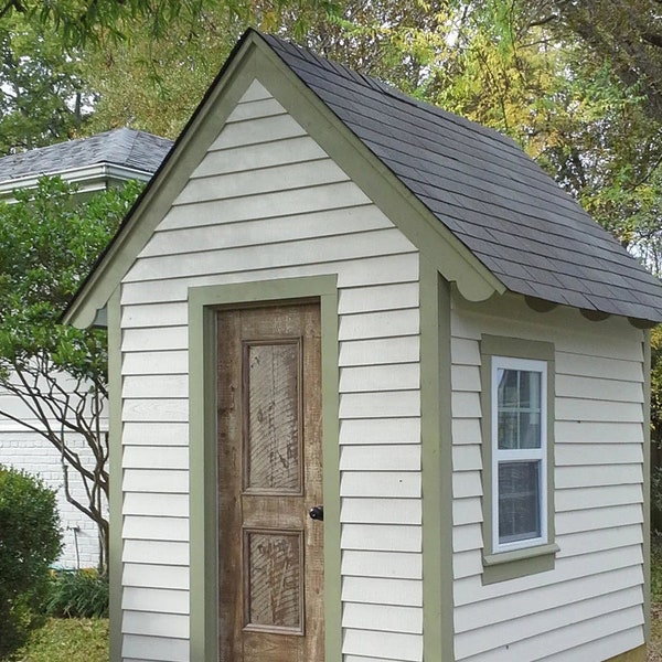 DIY Convenience Garden Shed Plan Garden Shed Plans Backyard Storage ...