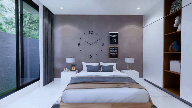 12m X 15m Modern House Plan 4 Bedroom Home Plans With - Etsy