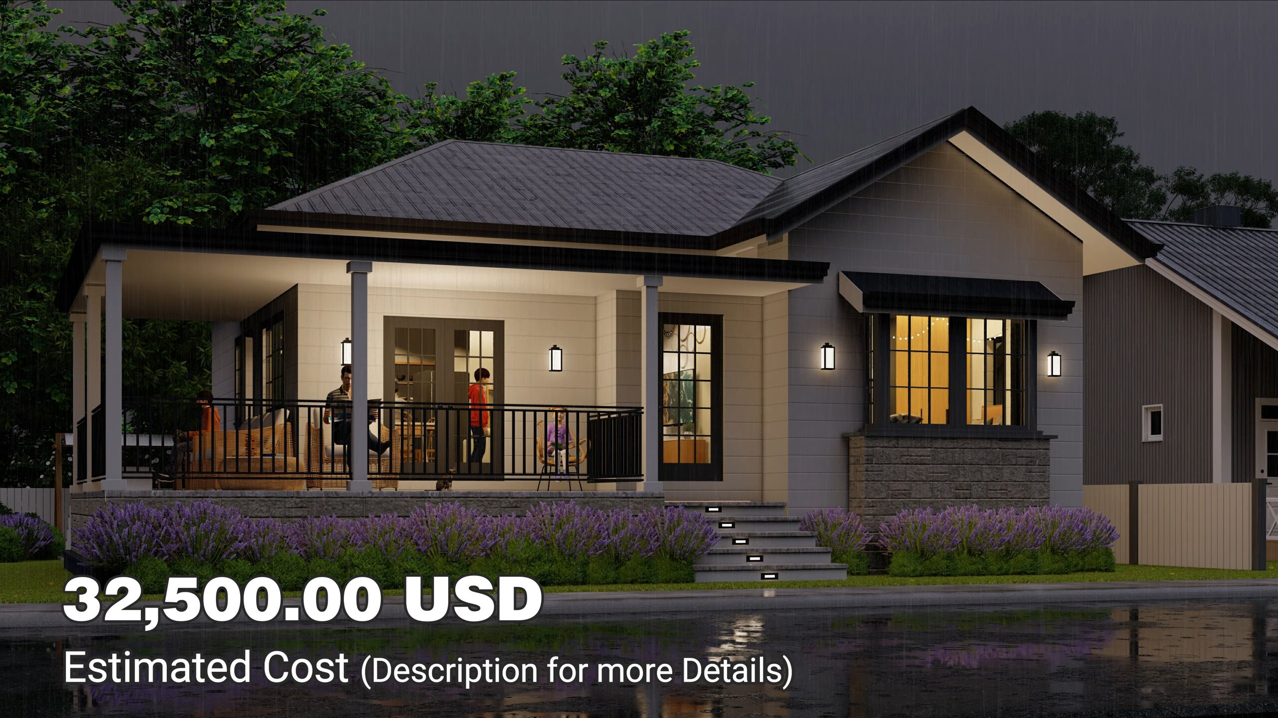 9.5m X 10m 3 Bedroom House Plan Tiny House Plan Small - Etsy Canada