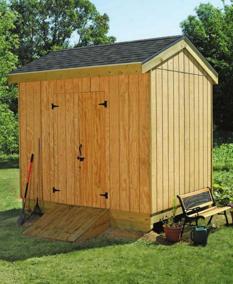 DIY Storage Garden Shed Plan Garden Shed Plans Backyard Storage Shed ...