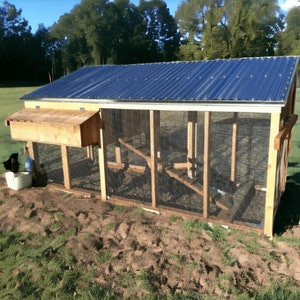 Simple Mobile Chicken Coop Build Plan PDF, Chicken Run Plan, Hen House ...