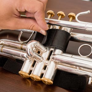 Trumpet Valve Guard, Vegan Leather Valve Protector, Hand Guard, Trumpet ...