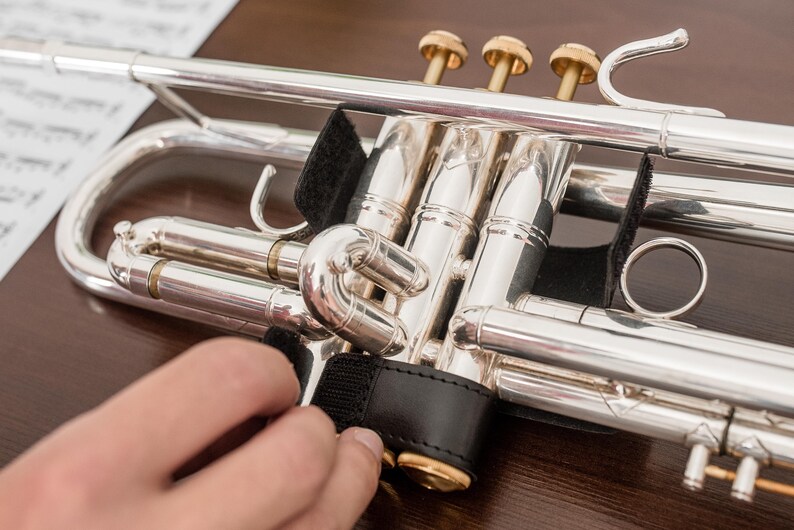 Trumpet Valve Guard, Vegan Leather Valve Protector, Hand Guard, Trumpet ...