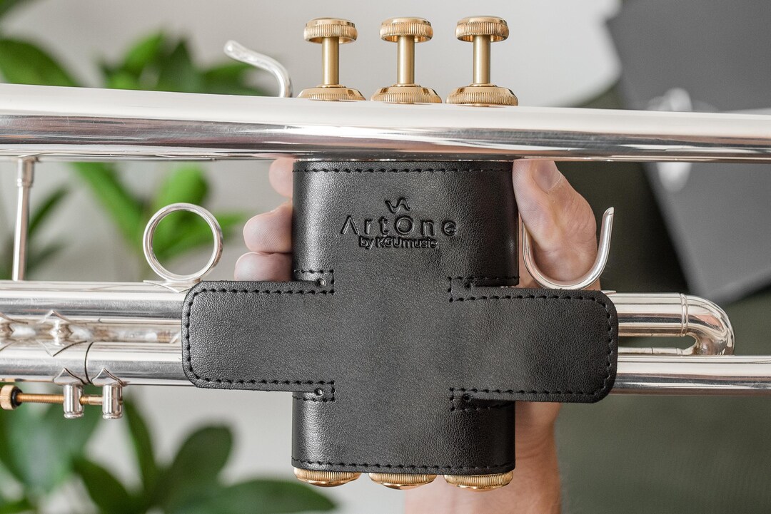 Trumpet Valve Guard, Vegan Leather Valve Protector, Hand Guard, Trumpet ...