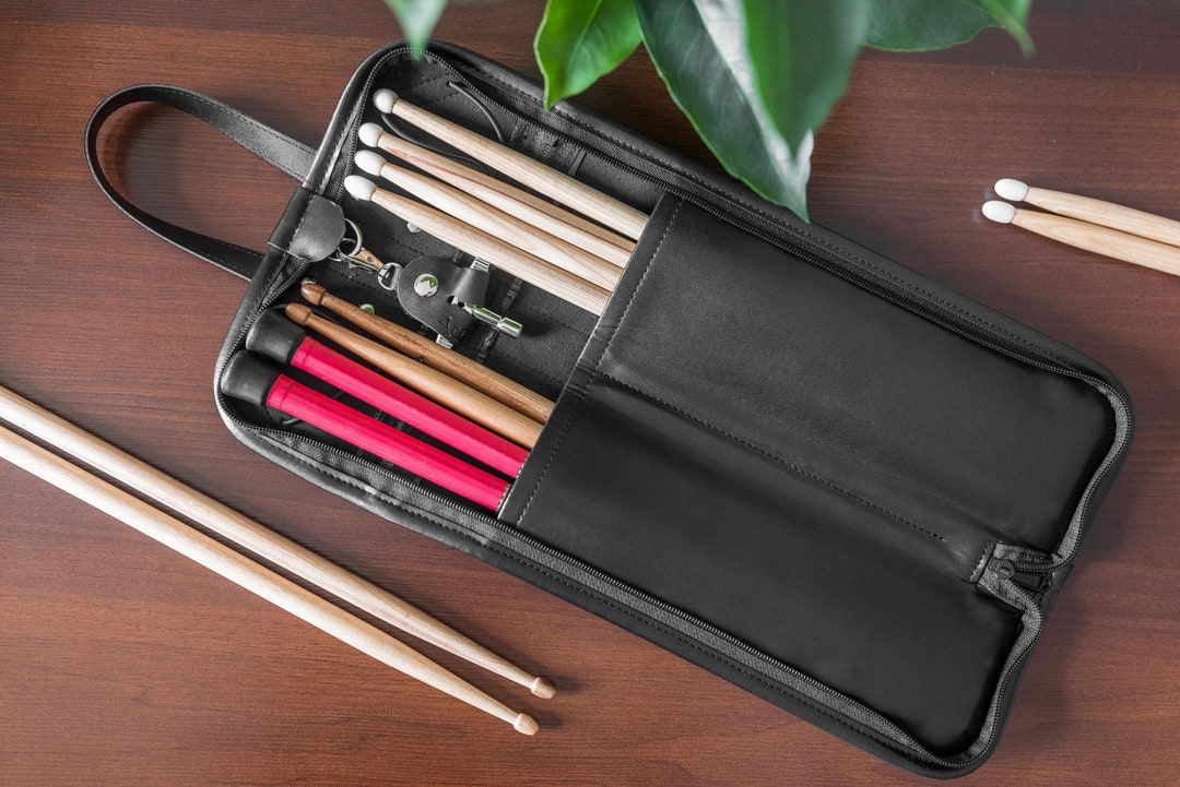 DRUMSTICK BAG Compact. Custom Drum Stick Case With Drum Key Holder. Eco ...