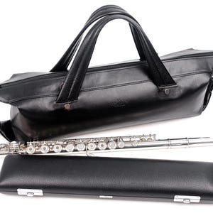 Vegan Leather Flute Gig Bag: Waterproof, Durable, Fits C/B Foot Flutes ...