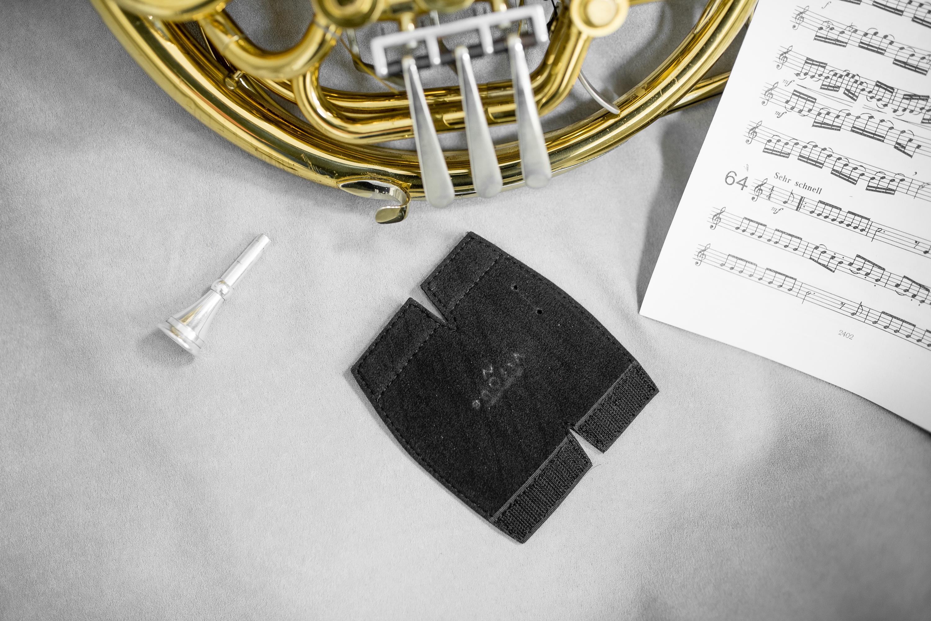 French Horn Hand Guard. Horn Protection Size L. Faux Leather Vegan ...