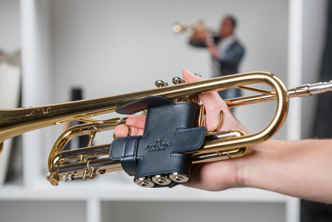 Trumpet Valve Guard, Stylish Vegan Leather, Valve Protector, Hand Cover ...