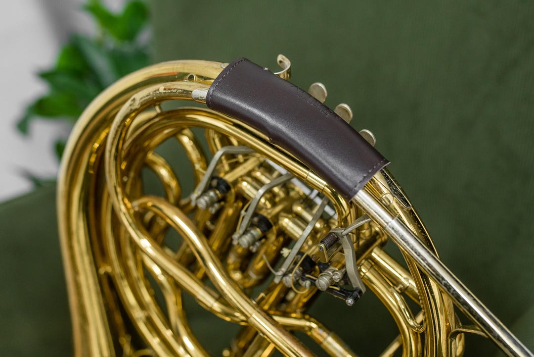 Vegan Leather French Horn Hand Guard - Size L - Horn Protection - Etsy