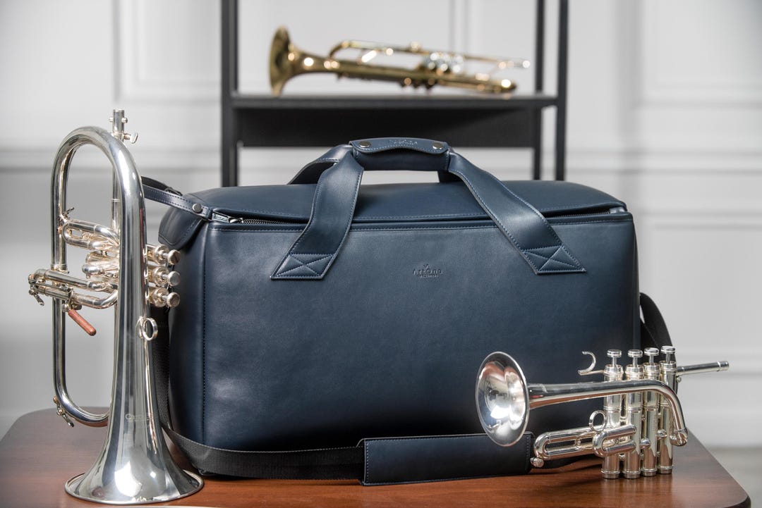 Vegan Leather Trumpet Gig Bag: Double/triple Instrument Case - Etsy