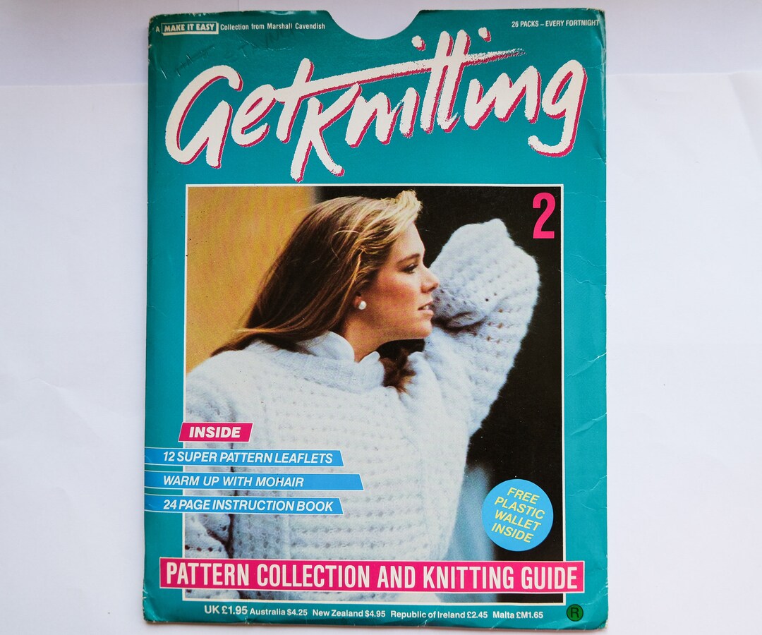 Twelve 1980's Vintage Knitting Patterns - Etsy UK