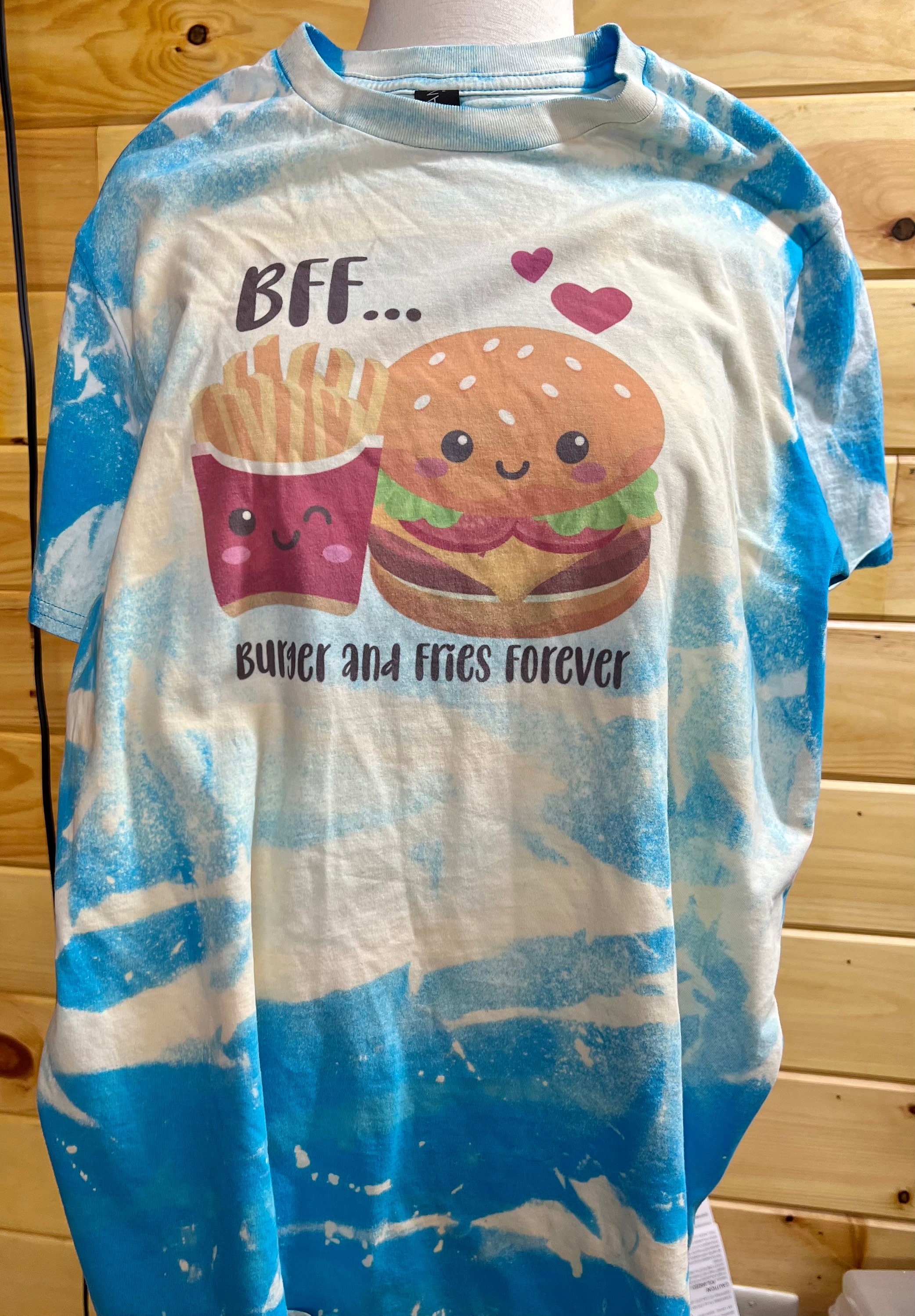 BEST FRIEND Burger and Fries Shirt | Etsy