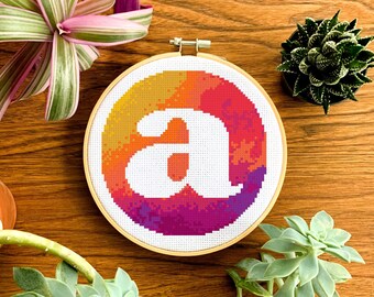Gradient Cross Stitch Pattern - Etsy