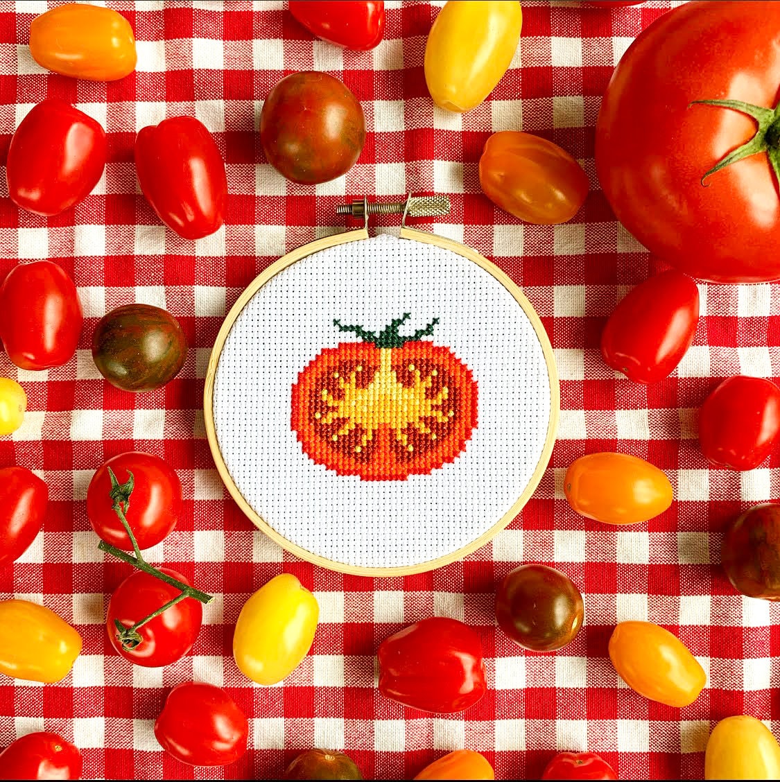 Tomato Cross Stitch Pattern: Fruit & Vegetable Series (PDF Only) - Etsy
