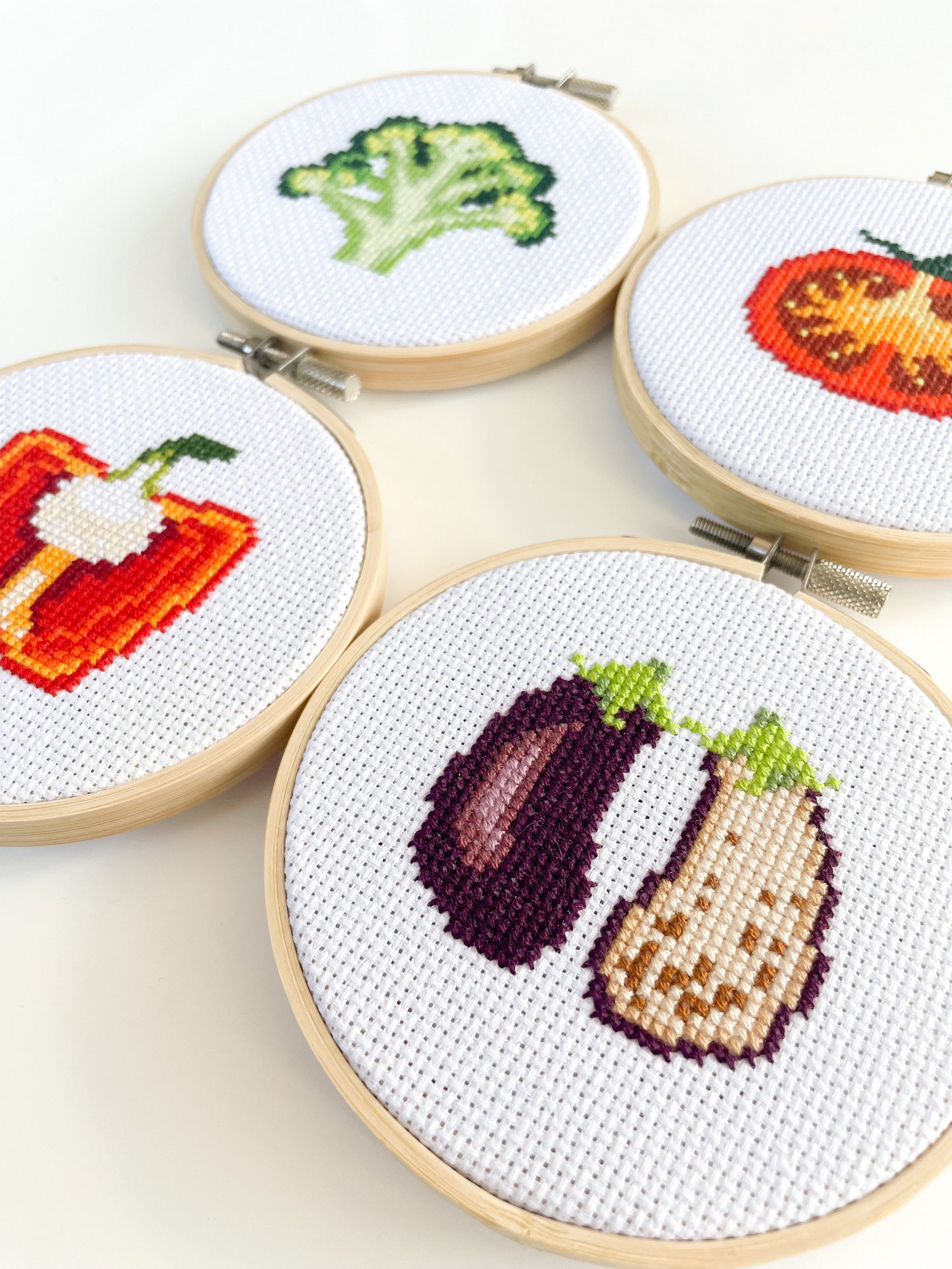 Assorted Vegetable Cross Stitch Patterns: Fruit & Vegetable Series (PDF ...