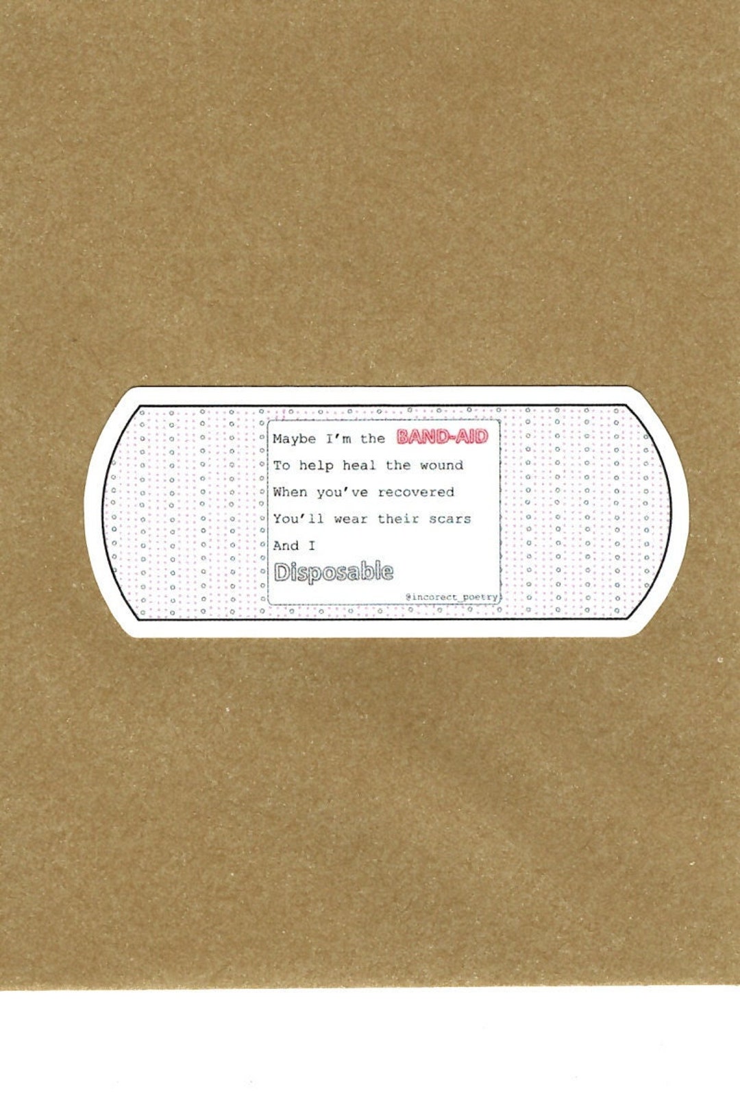 Band Aid Sticker - Etsy