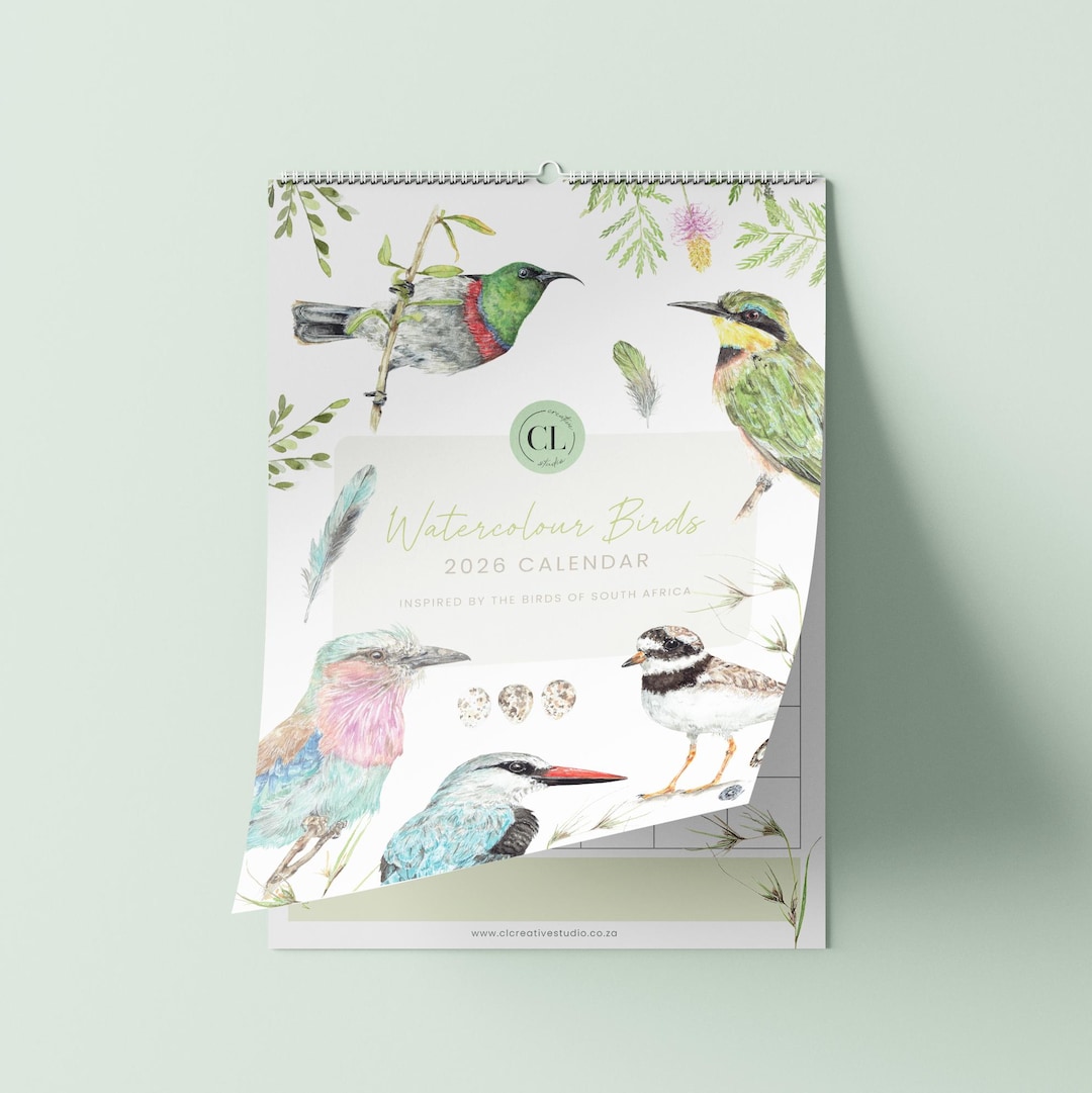 South African Fauna and Flora Wall Calendars 2026 (EU & Rest of World ...