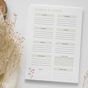 Fynbos Planner & 2025 Calendar - Printable - Etsy