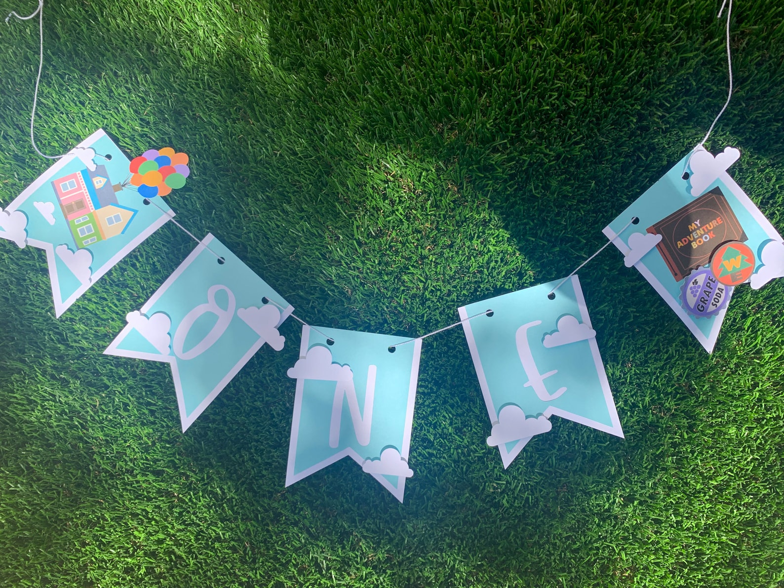 Pixar up Banner up Movie Banner UP Birthday Banner Pixar up - Etsy