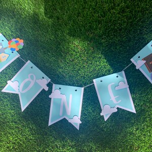 Pixar up Banner, up Movie Banner, UP Birthday Banner, Pixar up Birthday ...