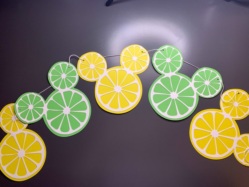 Mickey Lemon Banner Mickey Banner Minnie Mouse Banner | Etsy