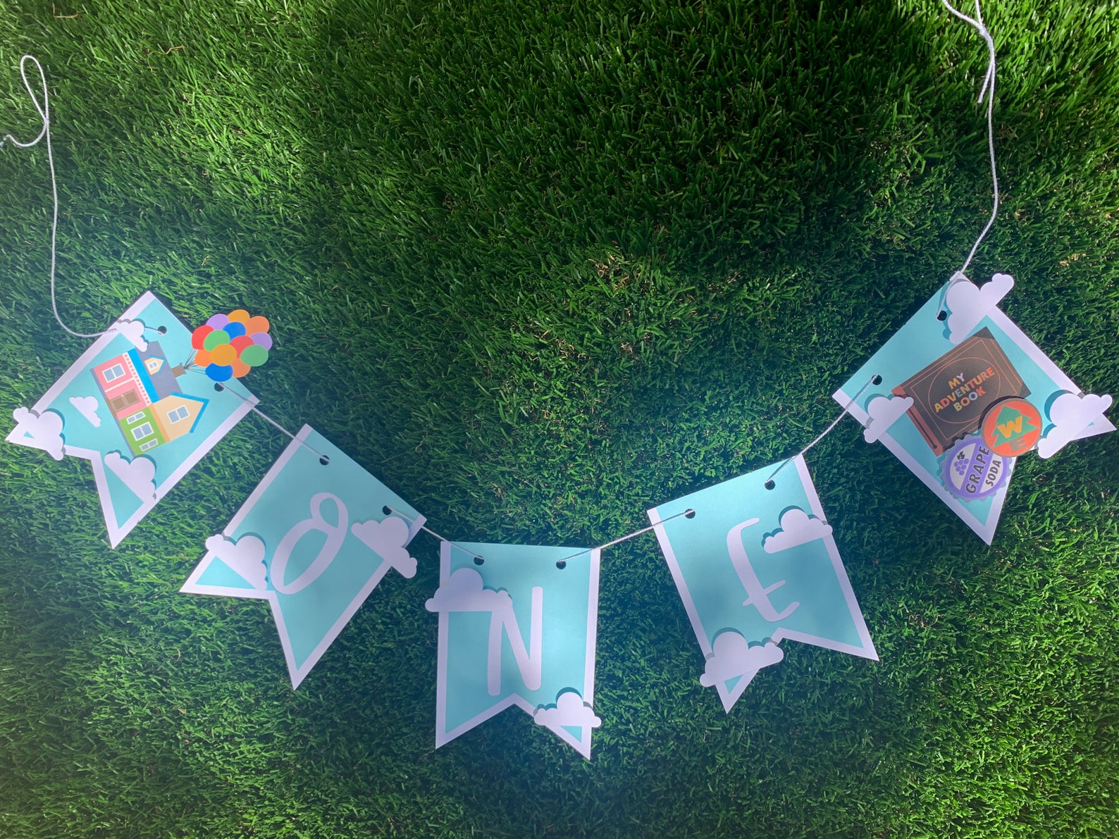 Pixar up Banner up Movie Banner UP Birthday Banner Pixar up | Etsy