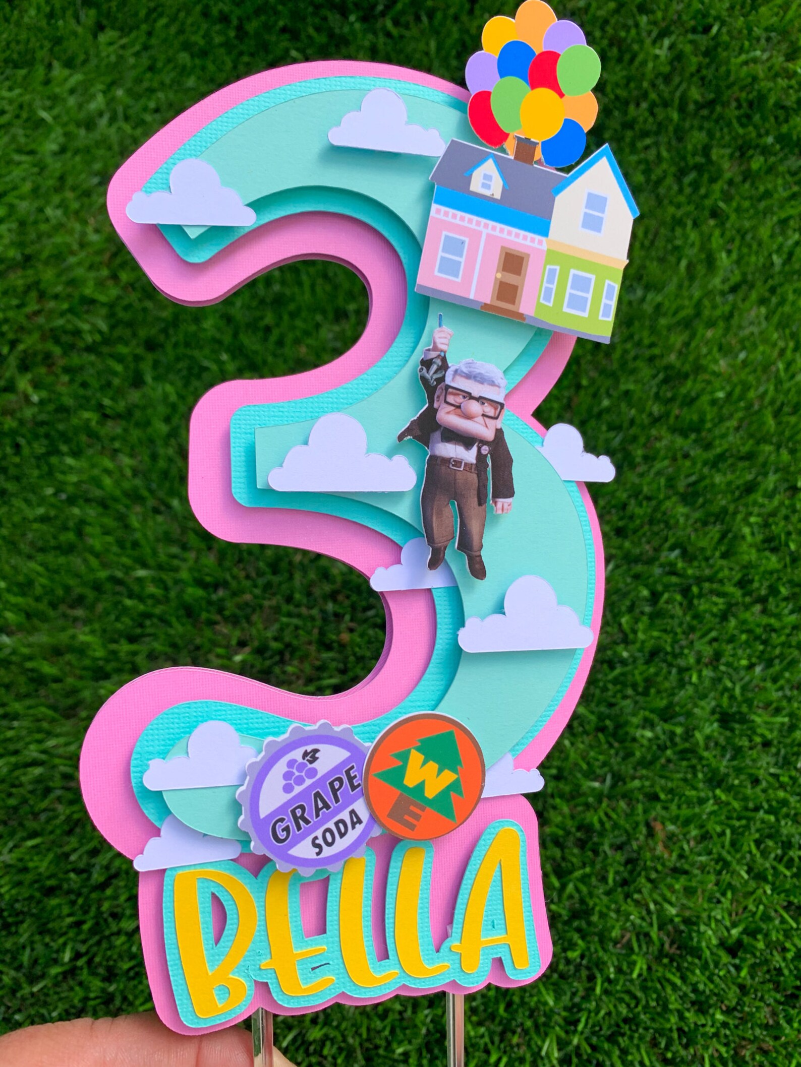 Pixar up Cake Topper, up Movie Birthday, UP Birthday Decor - Etsy