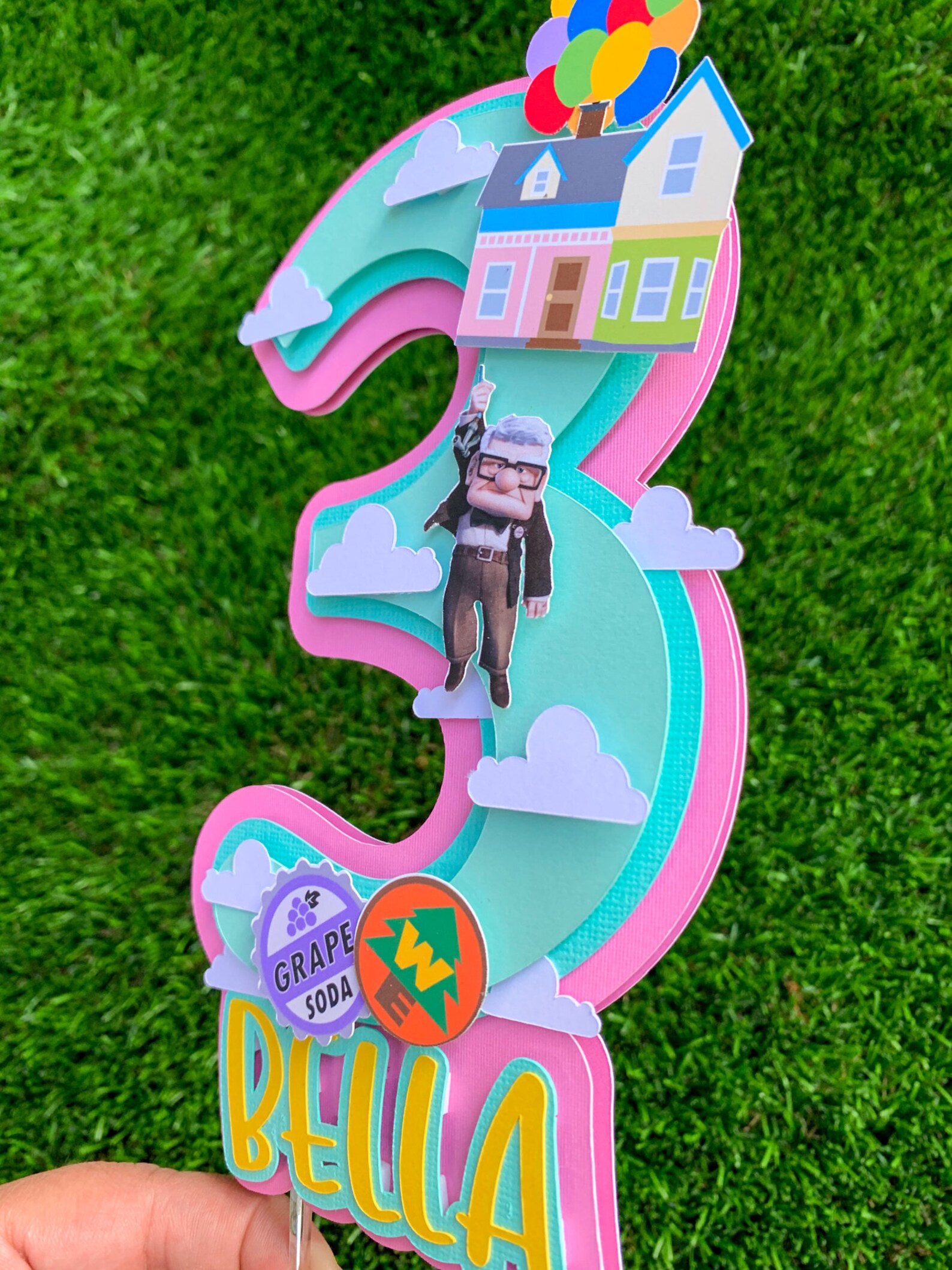 Pixar up Cake Topper, up Movie Birthday, UP Birthday Decor - Etsy