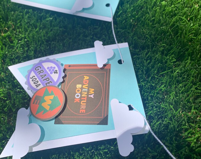 Pixar up Banner up Movie Banner UP Birthday Banner Pixar up - Etsy