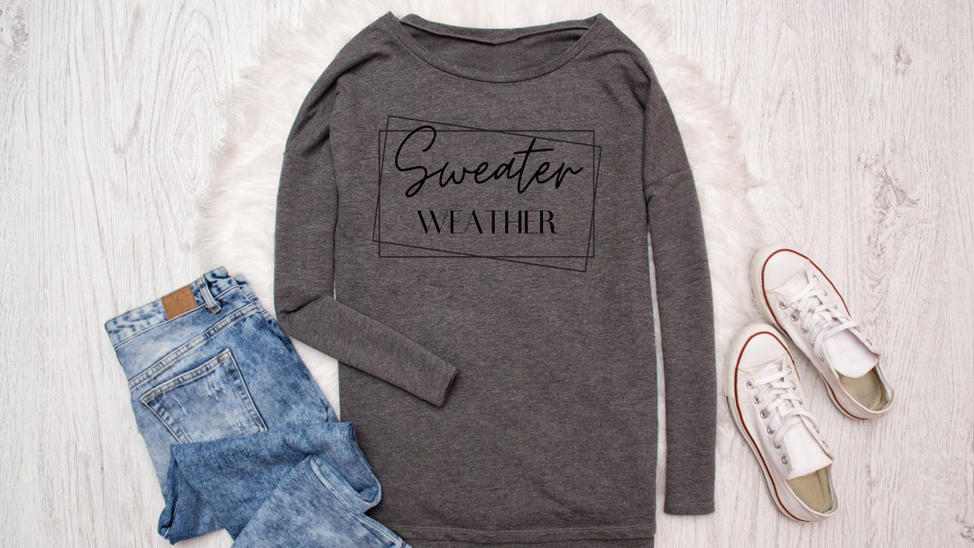 Sweater Weather, Png File, Svg File, Sweater Design, Sublimation Design ...