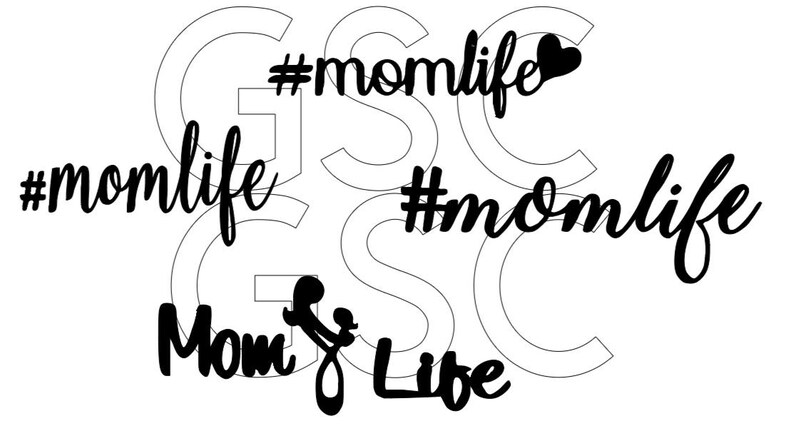 Mom,life,template,momlife SVG File - Etsy